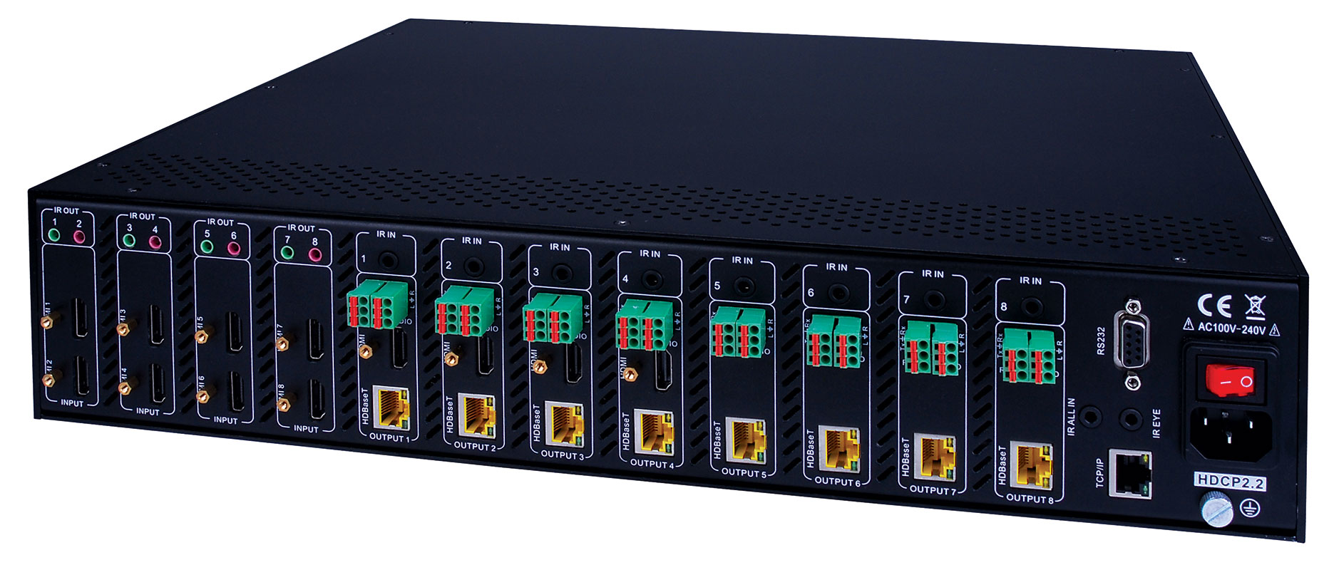 IN2AV shop | Evolution HDBaseT™ 4K 8x8 Matrix Selector Switch ...